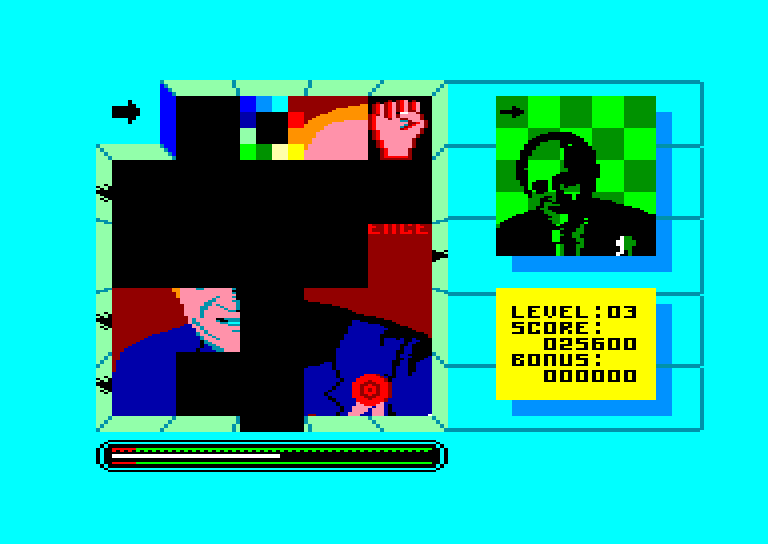 Split personalities by Domark on Amstrad CPC (1986)